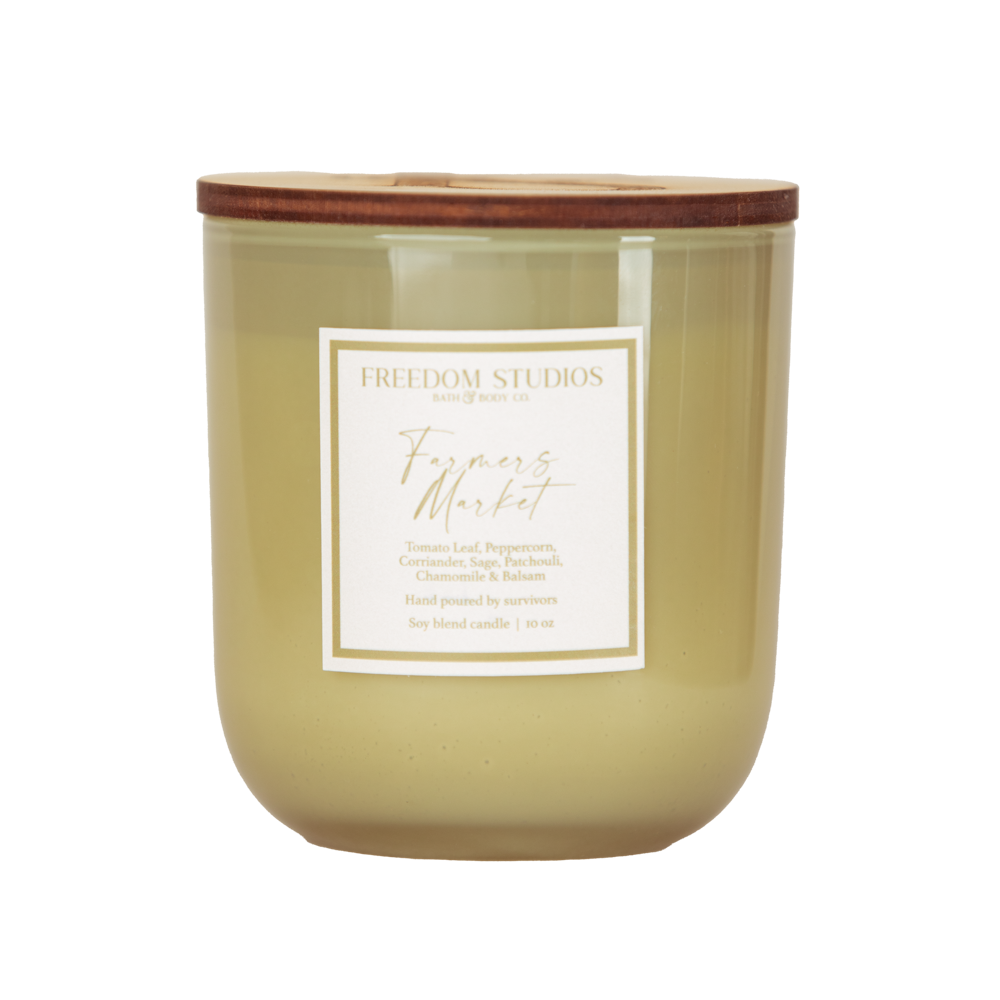 Farmers Market 10 oz Candle – Freedom Studios